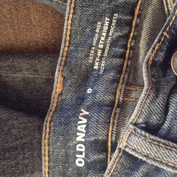 Pants & Jumpsuits | Old Navy Extra High Rise Sky Hi Straight Secret ...